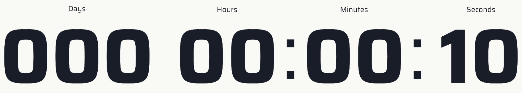 Timer.live - Free and Customizable Big Online Countdown Timer